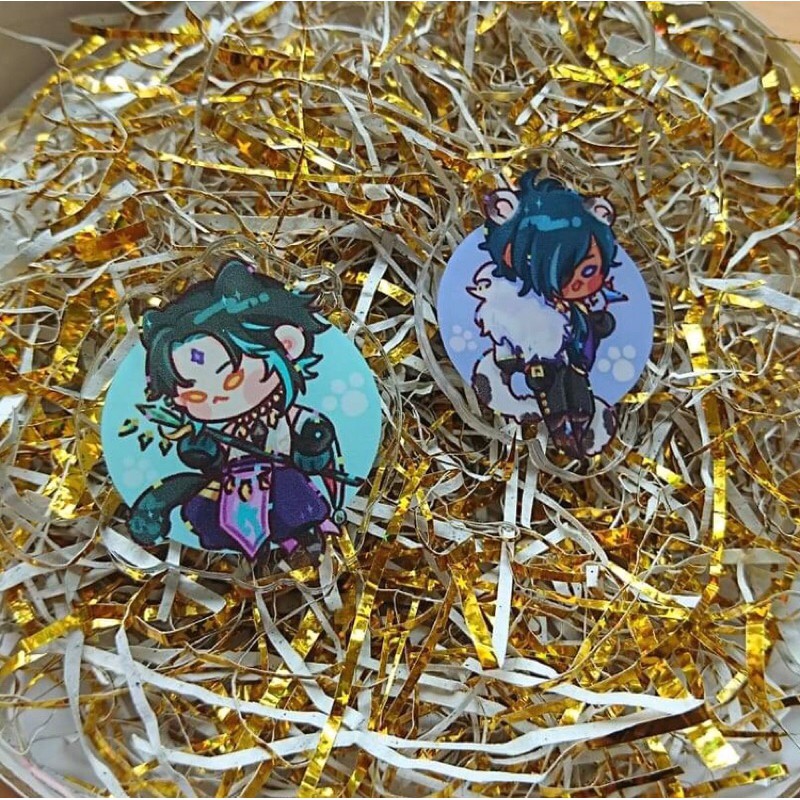 Acrylic pin Genshin impact XIAO | Shopee Việt Nam