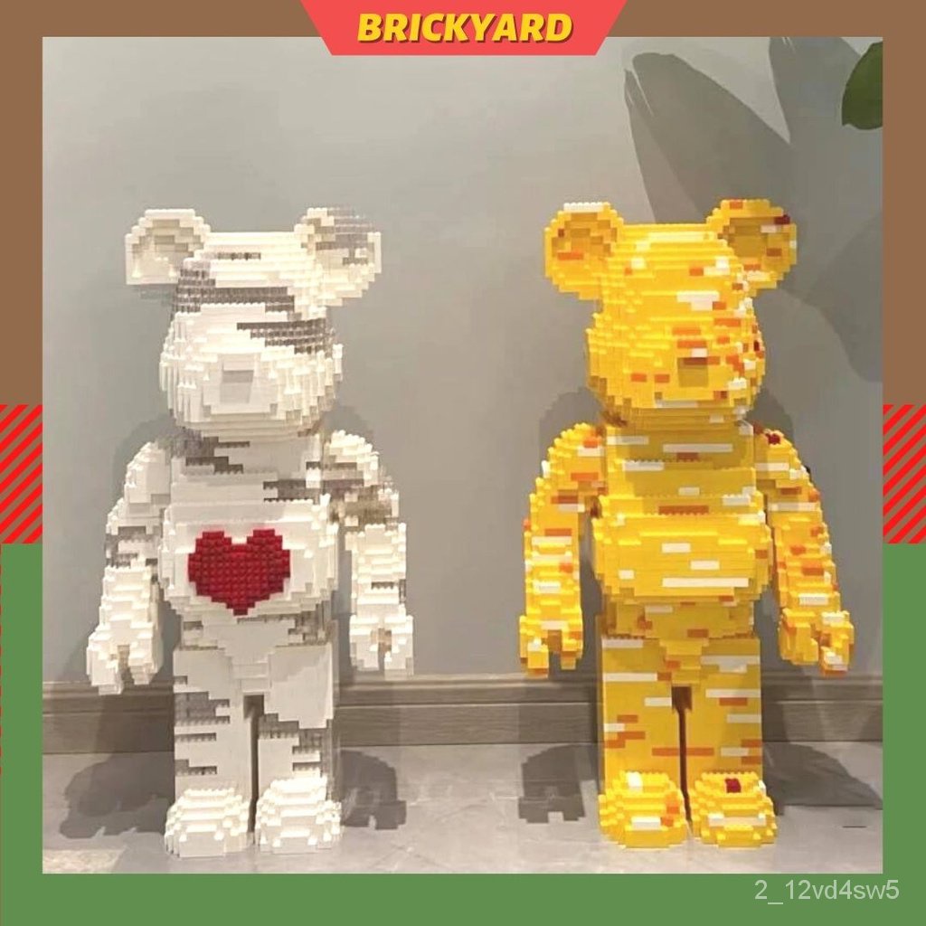 Mua Lego bearbrick mô hình lắp ráp 3d, bộ lắp ghép đồ decor trang trí ...