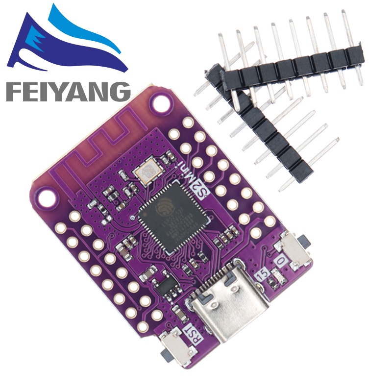 Mua Bảng MạCh ESP32 S2 Mini V1.0.0 - LOLIN WIFI IOT ESP32-S2FN4R2 ESP32 ... Mua Bảng MạCh ESP32 S2 Mini V1.0.0 - LOLIN WIFI IOT ESP32-S2FN4R2 ESP32 ...