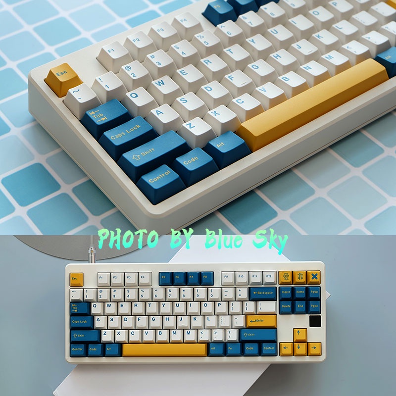 Mua 【Blue Sky】GMK theme keycaps/Double shot/Cherry profile/Olivia ...