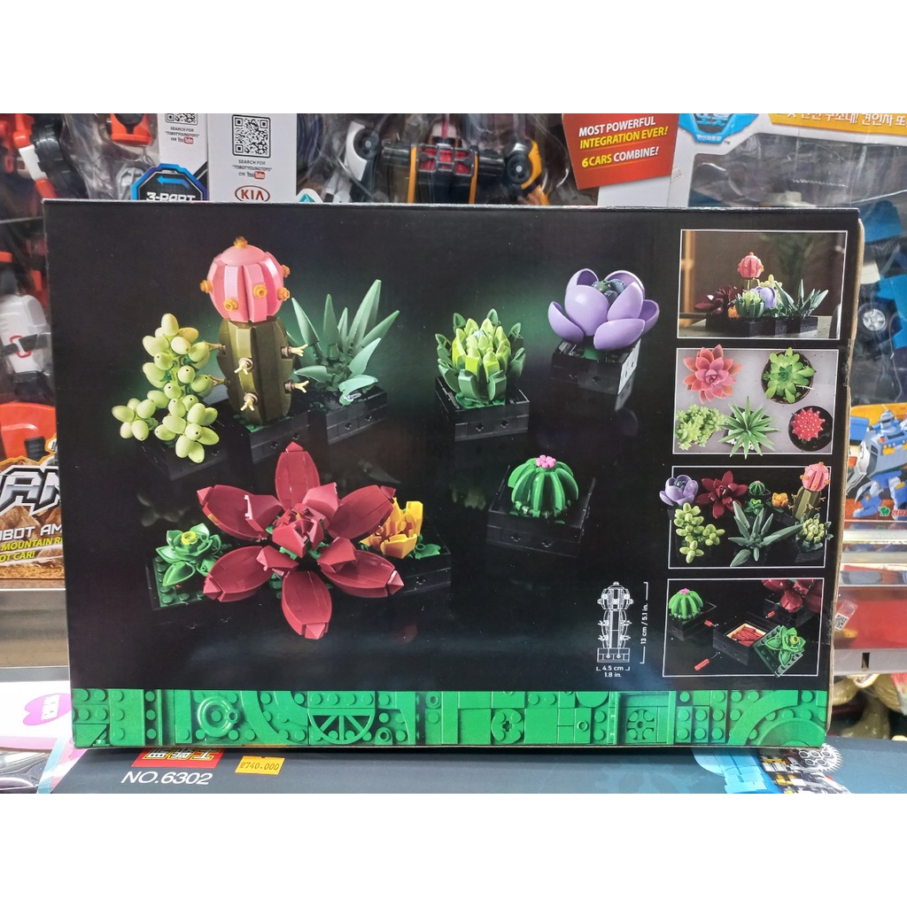 Mua Lego Hoa Bouquet 88039/65001 bao gồm 7+ loại hoa,sen đá,xương rồng ...