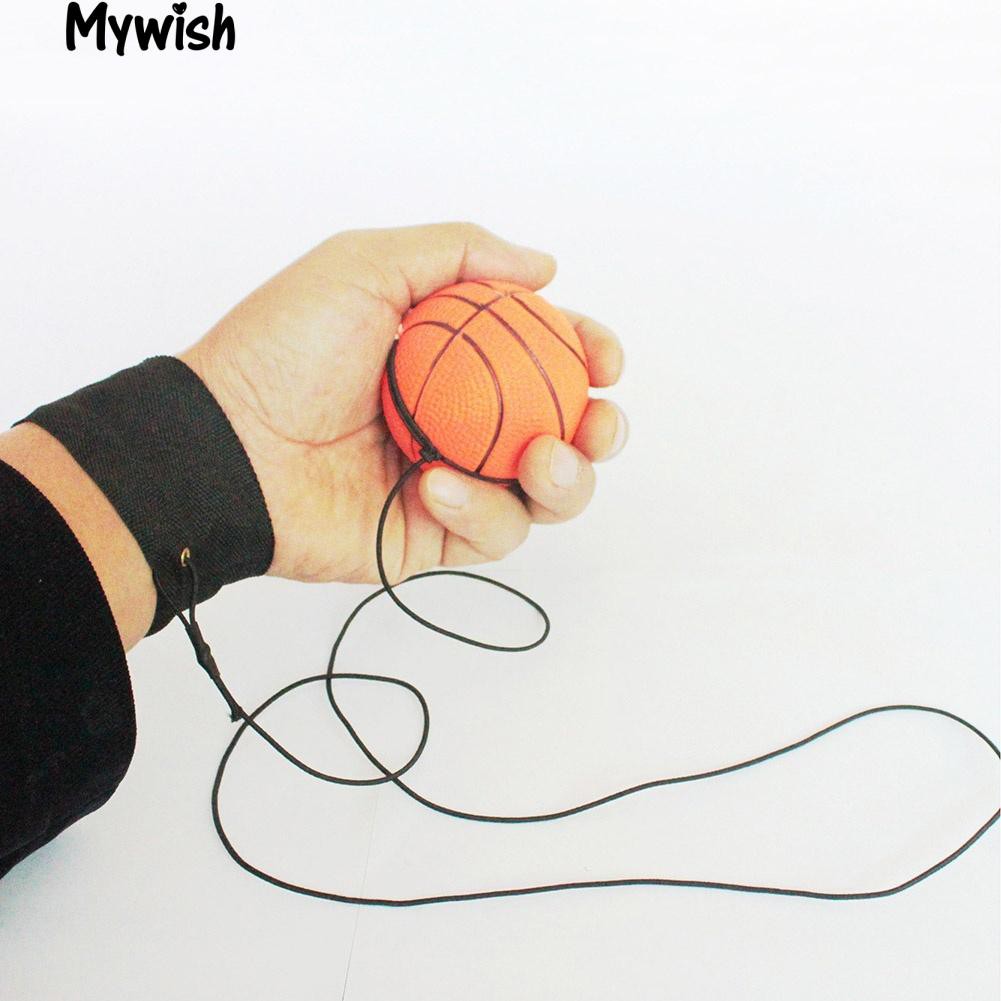 Bouncy Wrist Band Rubber Ball Elastic String Rebound Finger Exercise ...