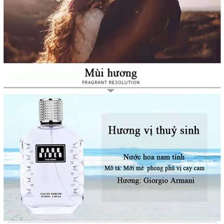 Nước Hoa Nam Cao Cấp DARK RIDER 100ml mùi hương gỗ lưu hương 8 tiếng ...