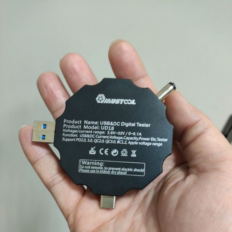 Mua USB Tester đa năng UD18 có cổng Type C màn hình màu kết nối ...