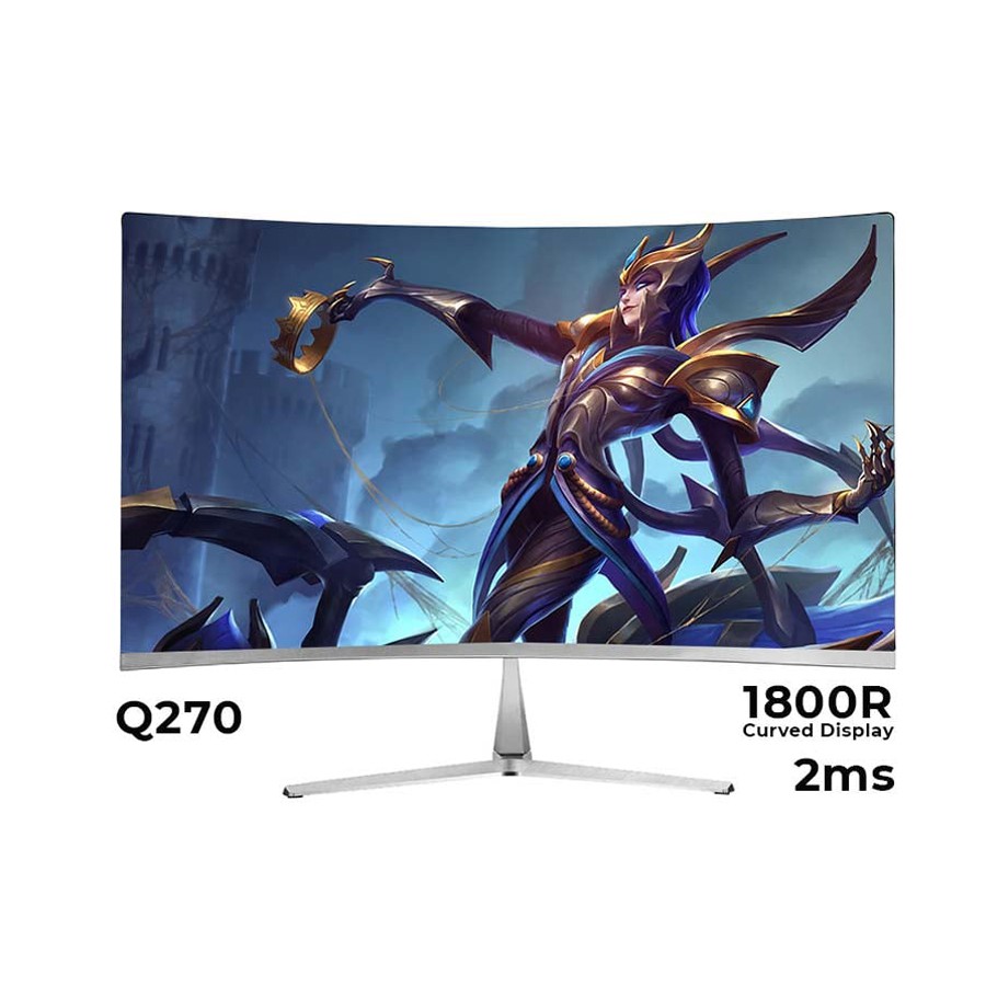 Màn hình hugon Q270 27 inch cong | Shopee Việt Nam