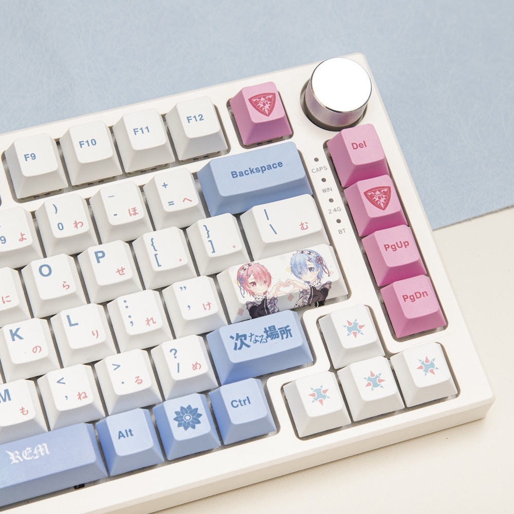 Mua Rem Keycaps Cherry Profile Re: zero Anime 142 Phím PBT Dye Sub Bàn ...
