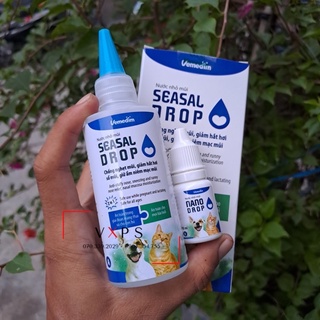 Dung Dịch Chống Nghẹt Mũi Giảm Hắt Hơi Giữ Ấm Mũi Seasal Drop cho Chó ...
