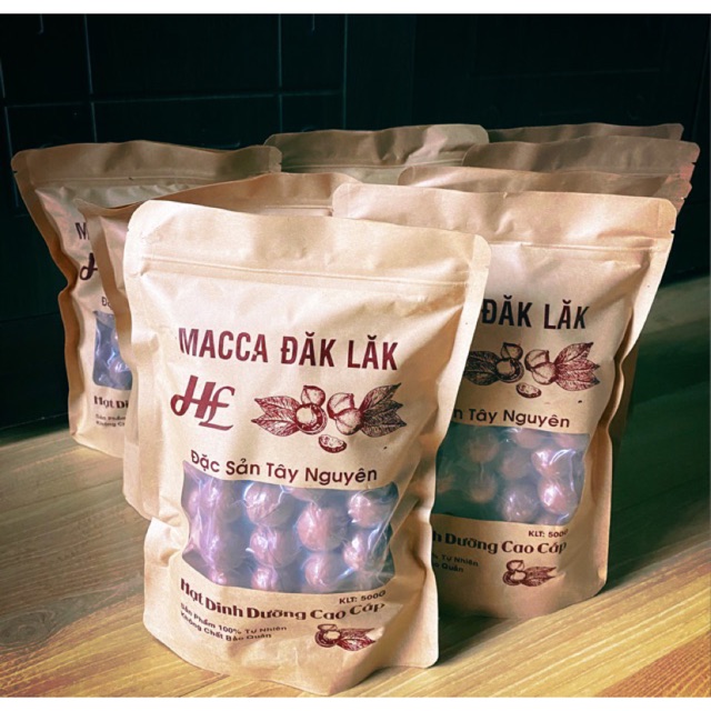 500gram Hạt Macca sạch Đăklăk loại đặc biệt (hạt size to, đều, kèm tách ...