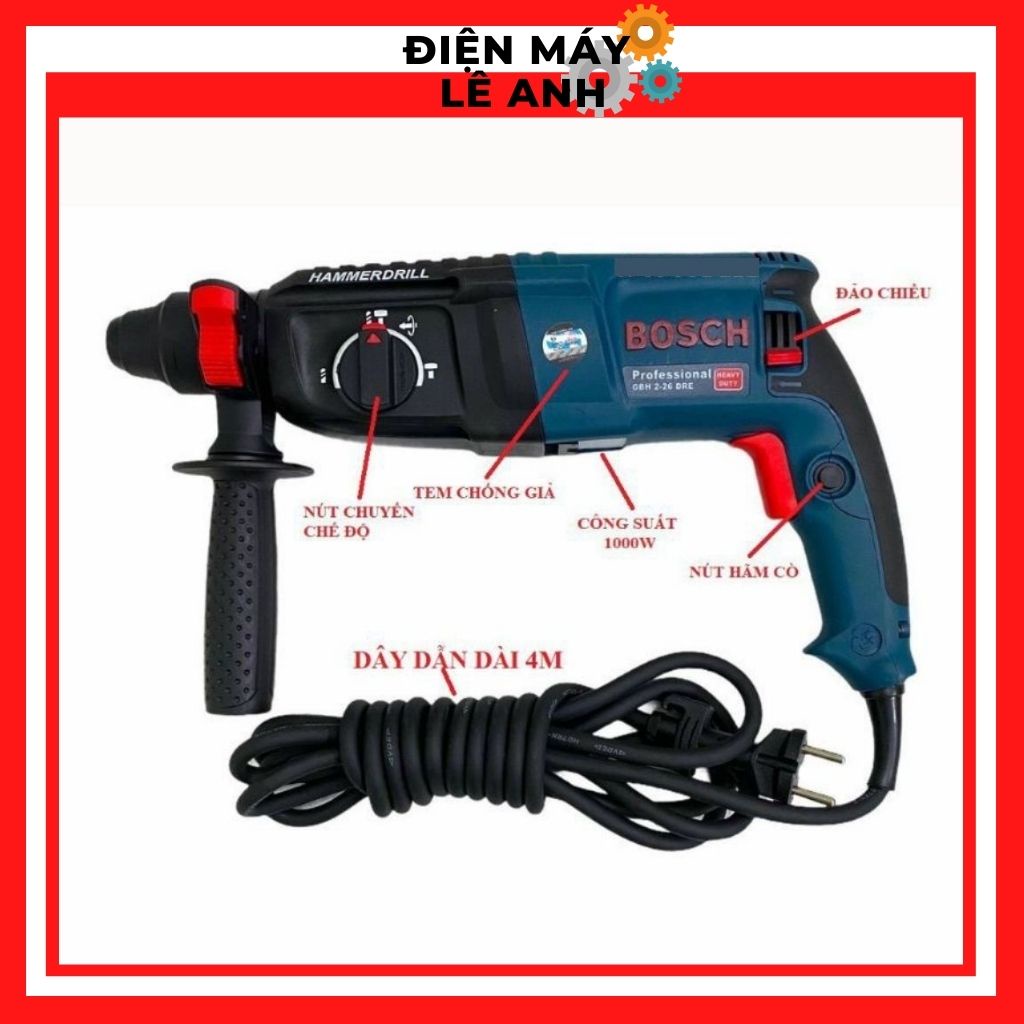 Mua Máy khoan điện cầm tay đục tường bê tông BOSCH 2 26 chính hãng đa ...