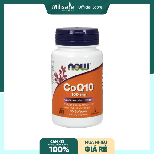 [Chính hãng] Now Viên uống bổ tim CoQ10 100mg | Shopee Việt Nam