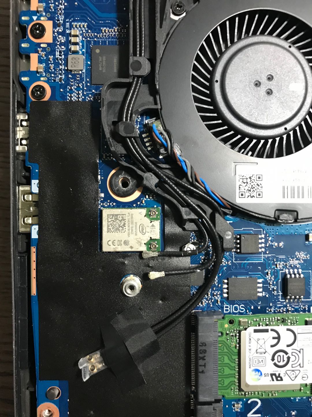 Card Wifi-bluetooth 5.0 Intel AC 9560 thích hợp main cao cấp CNVi ...