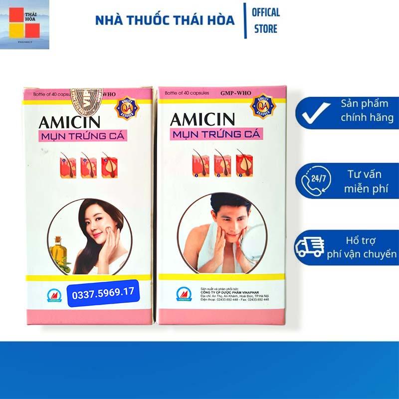Mua AMICIN MỤN TRỨNG CÁ - THANH NHIỆT TIÊU VIÊM - GIẢM NHANH MỤN NHỌT ...