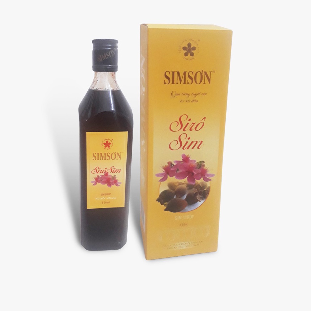Mua Siro Sim rừng đặc sản Phú Quốc chai thủy tinh 600ml thơm ngon, bổ ...