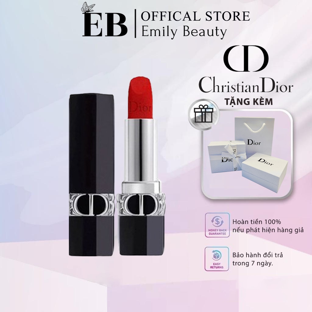 Son DIOR ROUGE Bản Full Size - full box hộp hãng sự kết hợp 2 dòng son dưỡng và son lì | Shopee ...