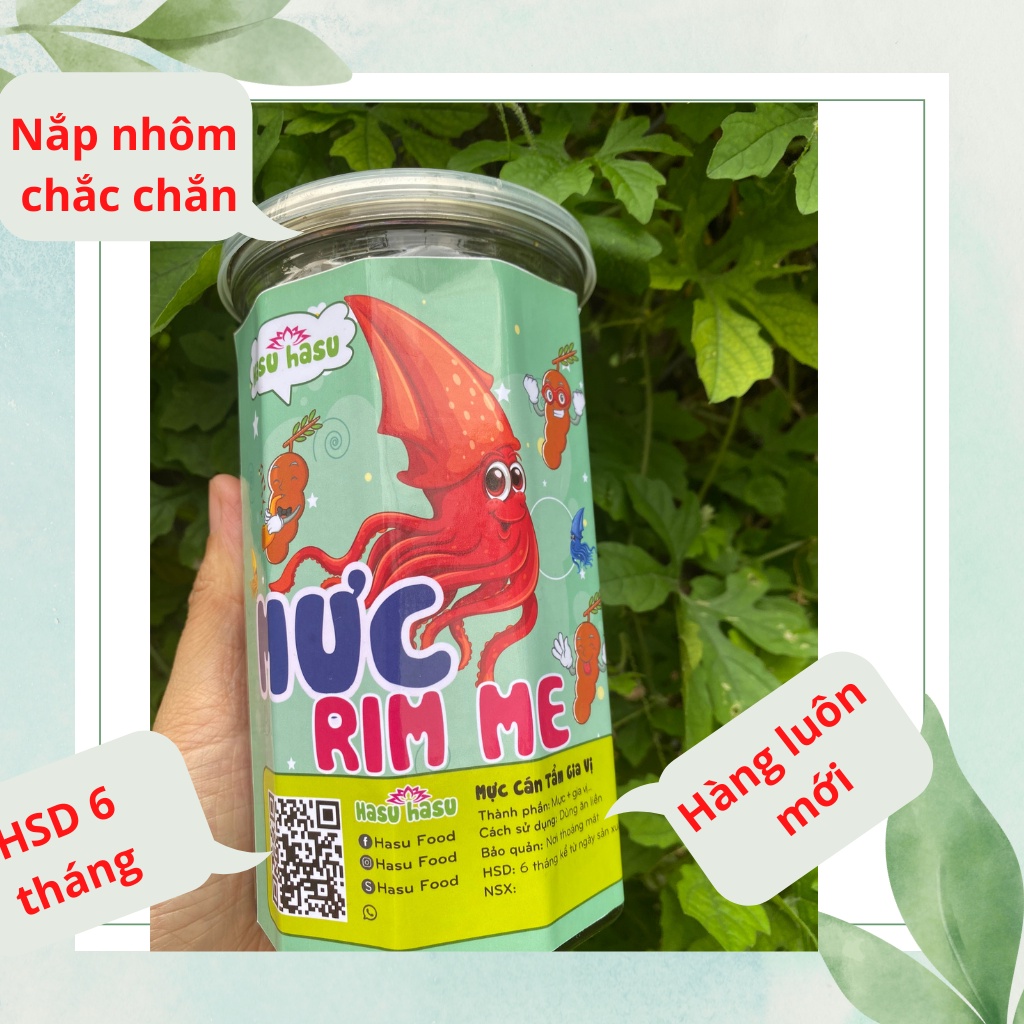 Mua Mực rim me 240G đặc sản Đà Nẵng thơm ngon đậm vị đồ ăn vặt HASU ...