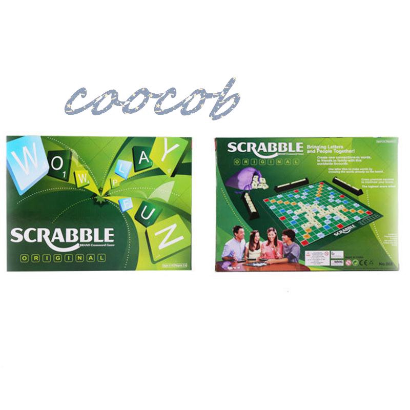 Classic Plastic Alphabet Game Scrabble Learning English Kids ...