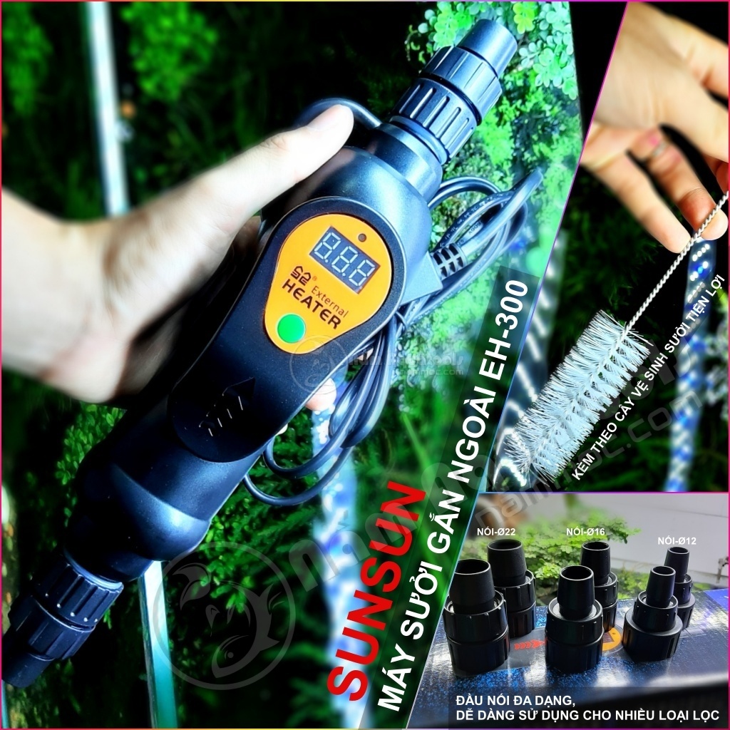 Mua Sưởi Ngoài SUNSUN EH-300 | Máy Sưởi Gắn Lọc Thùng Ngoài Dùng Cho Bể ...