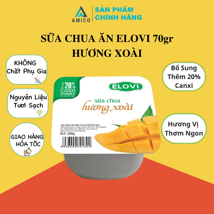 sữa chua elovi hương xoài giá tốt Tháng 12, 2022 | Mua ngay | Shopee ...
