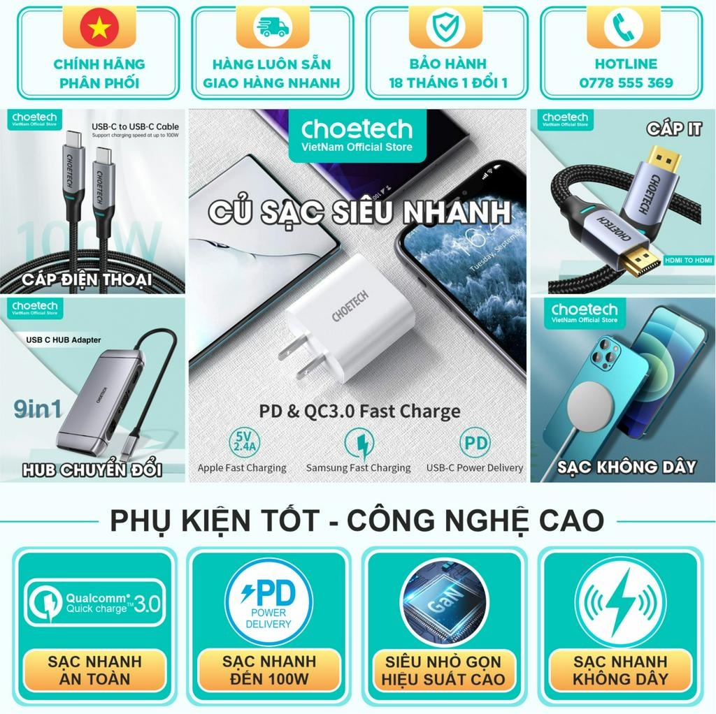 CHOETECH Official Store - Cửa Hàng Online Chính Hãng | Shopee Việt Nam