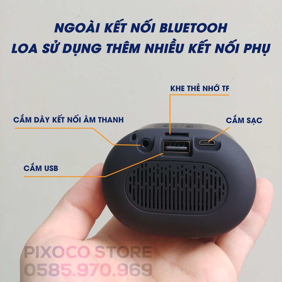 Mua Loa mini bluetooth giá rẻ PKD4, dễ thương bass mạnh nghe nhạc hifi ...