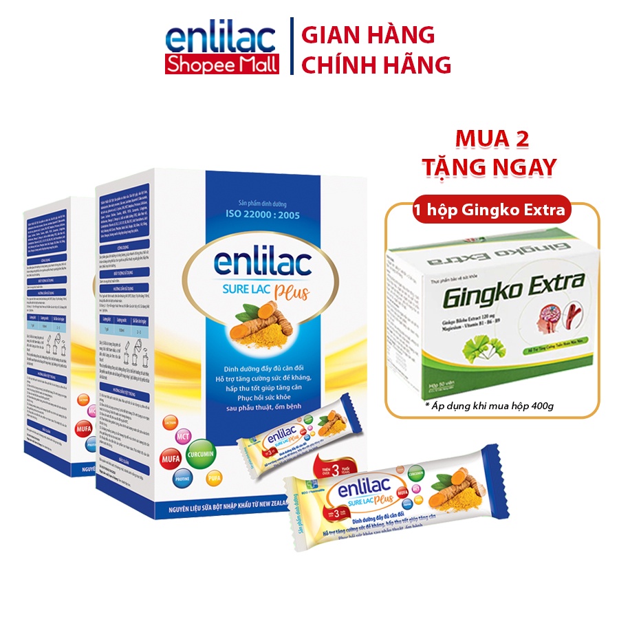Sữa Bột Enlilac SureLac Plus, Dinh Dưỡng Cao, Năng Lượng Toàn Diện Cho ...