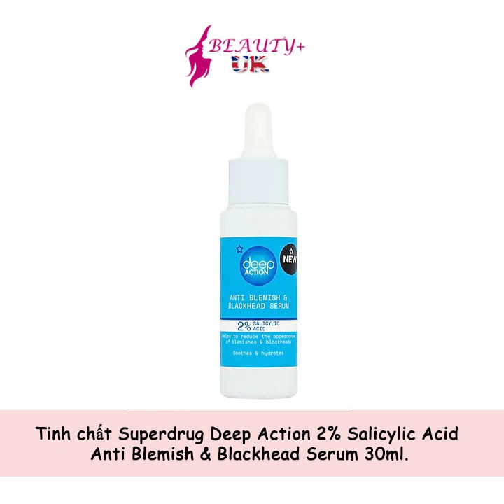 Tinh chất Superdrug Deep Action 2% Salicylic Acid Anti Blemish ...