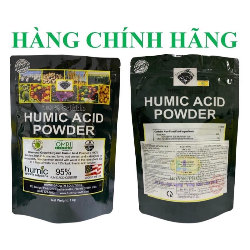 Mua Phân Bón Humic USA Nhập Khẩu Mỹ - Humic Acid Powder 1 Kg- Humic mỹ ...