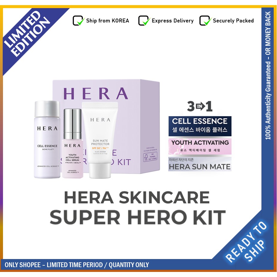 Miniset Hera Chăm Sóc Da (Hera Cell Essence 30Ml + Hera Youth ...