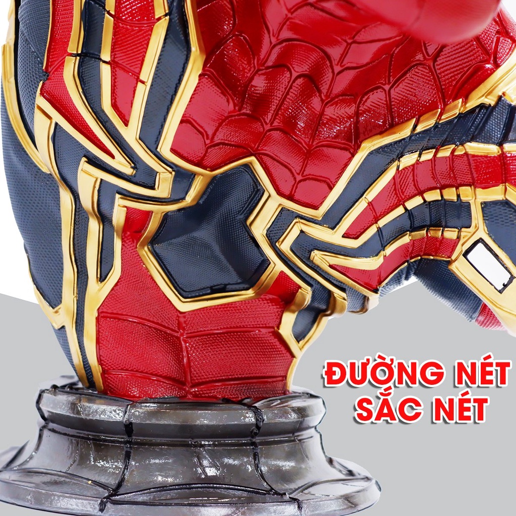 Mua mô hình tượng bán thân người nhện Iron Spider Man cao 36cm, tượng ...