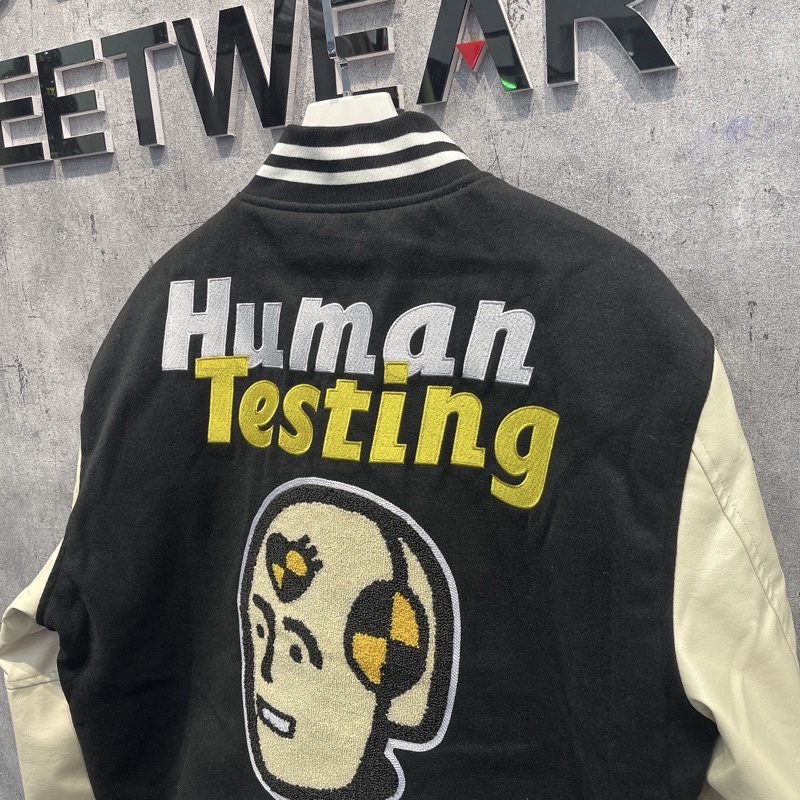 Mua - Áo Khoác Human Made x Asap Rocky x Nigo Varsity Testing Jacket ...