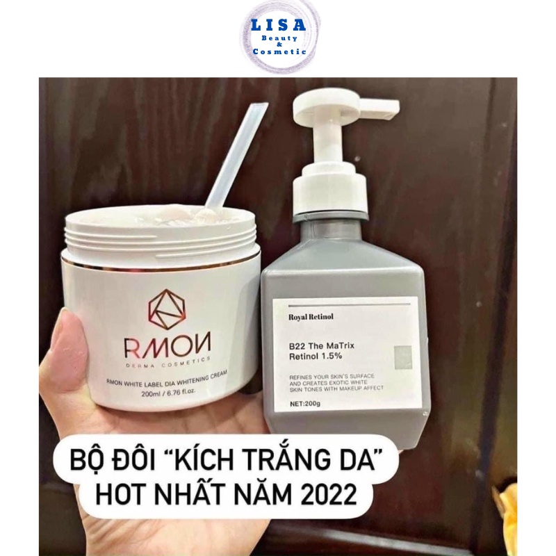 Royal Retinol B22 The Matrix - Kem Ủ Kích Trắng Body Retinol 1.5% (chai 200g) | Shopee Việt Nam