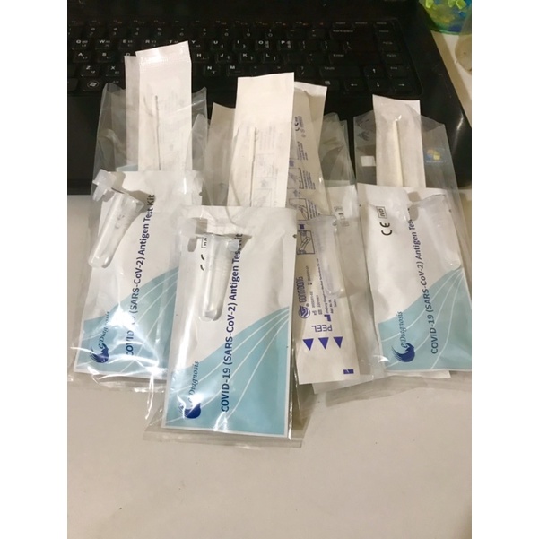 Mua (Hàng sẵn) Bộ Kít Test Nhanh, Kít test mũi nhanh Tại nhà Hình thật ...