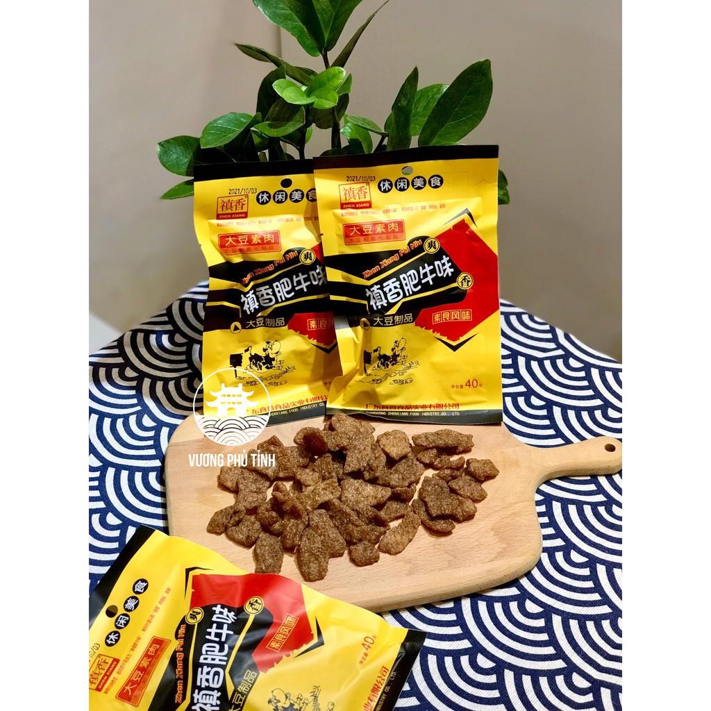 Mua Thịt Hổ - Khô Bò Chay NĐ Cao Cấp Hãng ZhenXiang 40g đồ ăn vặt Hà ...