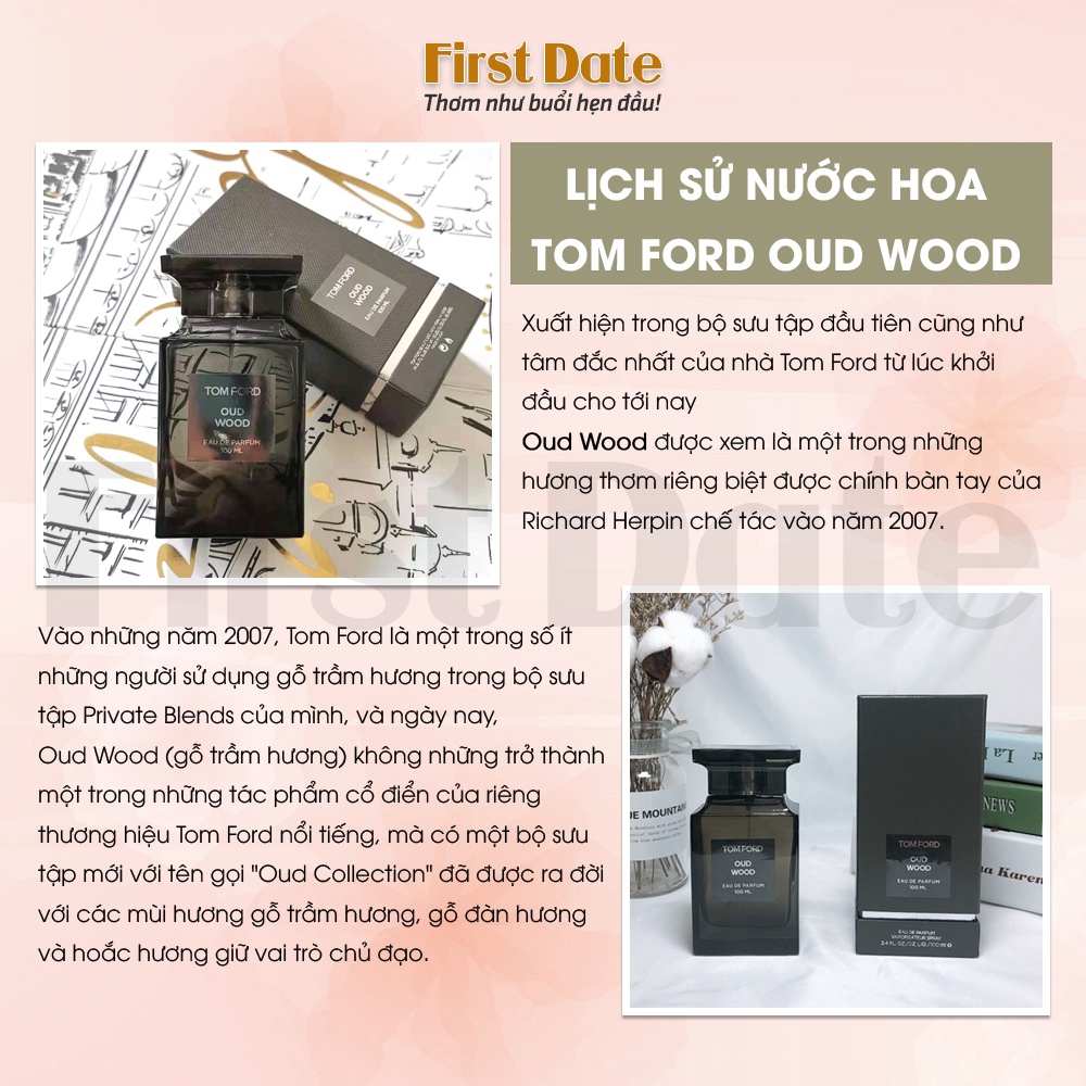 Mua Nước hoa unisex nam nữ TomFord TF OUD Wood EDP, Lưu hương lâu 8 ...