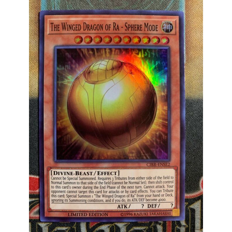 Thẻ bài YUGIOH - The Winged Dragon of Ra - Sphere Mode - CIBR-ENSE2 ...