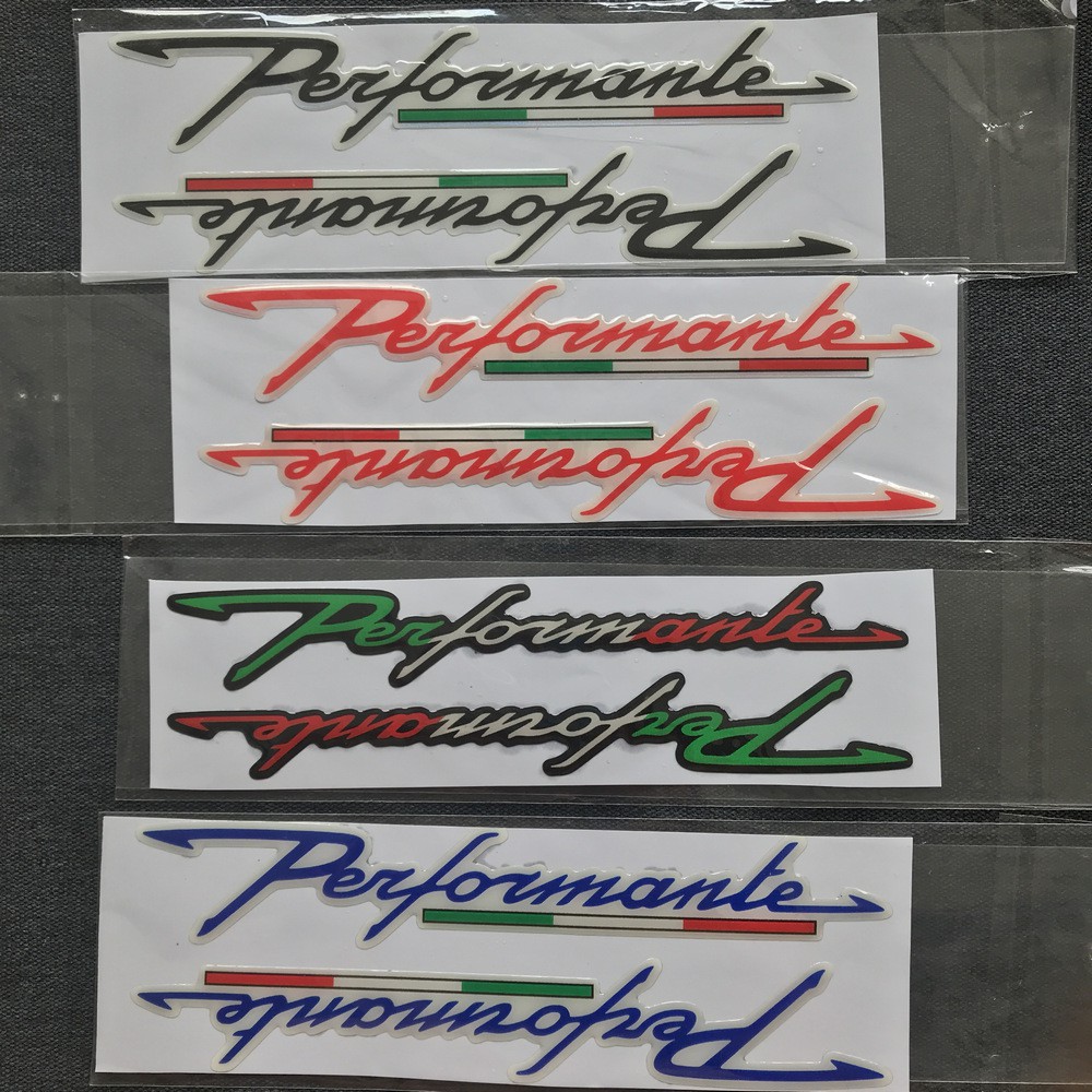 Tem chữ nổi PERFORMANTE dán nhiều loại xe - Vindecal BD | Shopee Việt Nam