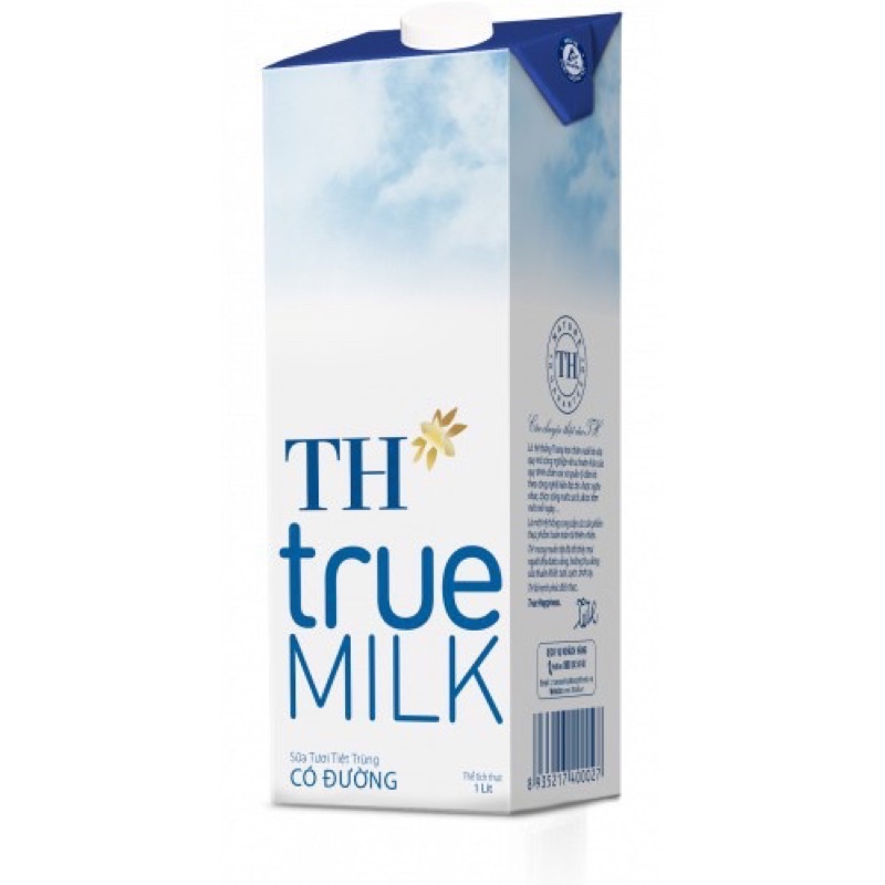 Mua Hộp 1L Sữa Tươi Tiệt Trùng Có Đường / Ít Đường / Nguyên Chất TH ...
