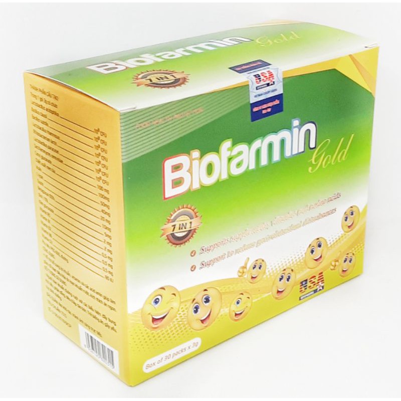 Biofarmin Gold USA - Giảm rối loạn tiêu hóa | Shopee Việt Nam