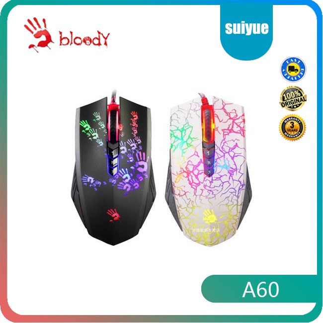 Mua Chuột Gaming A4Tech Bloody A60, Led Nền6/4 giá rẻ nhất | TecKi.Vn