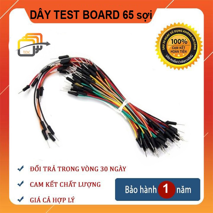 Mua DÂY CẮM TEST BOARD 65 sợi – Phụ kiện Arduino online trên website ...