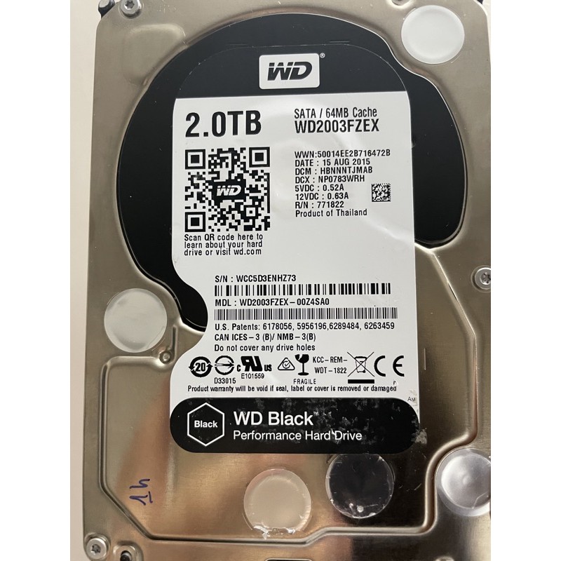 Ổ cứng HDD 2T Western Digital Black | Shopee Việt Nam