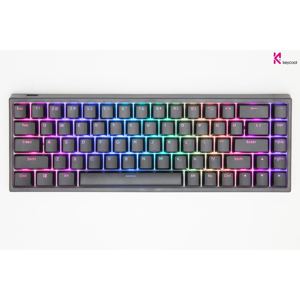 Bàn phím Keycool GZ-68 Pro Transparent Pudding RGB Hotswap Three-mode ...