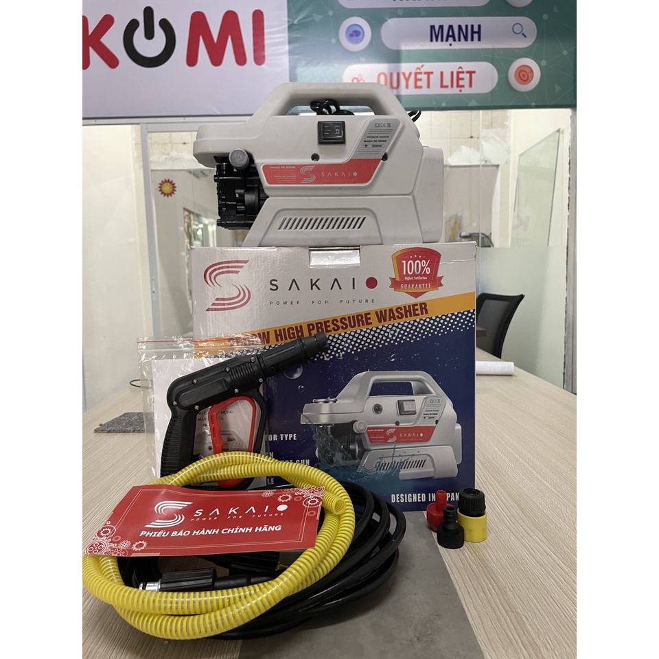 Mua Máy rửa xe áp lực cao gia đình SAKAIO SK 2500R 2500W , động cơ từ ...