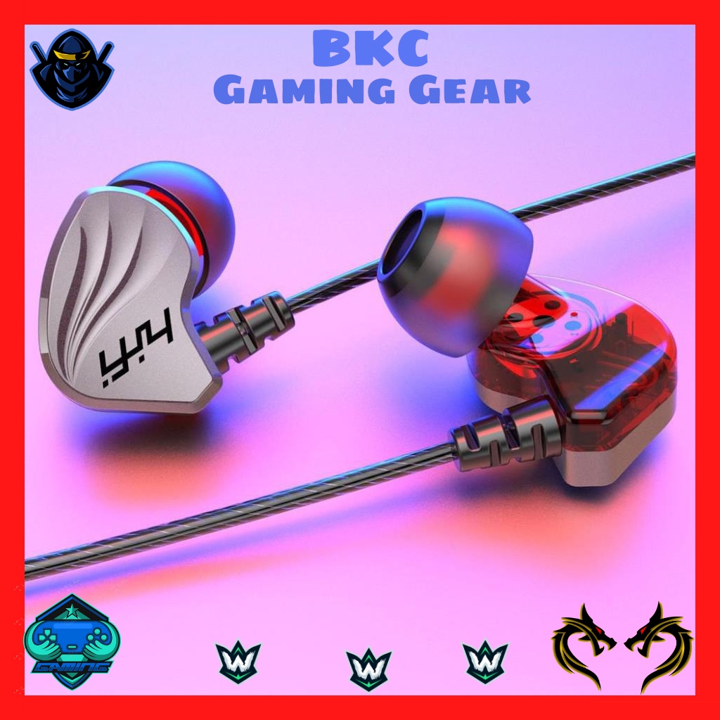 Tai nghe nhét tai BASS khủng Driver Dynamic 14mm Tai nghe có dây gaming ...