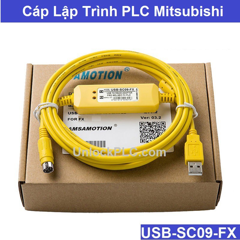 [Xả Kho] USB-SC09-FX Cáp Lập Trình PLC Mitsubishi FX | Shopee Việt Nam