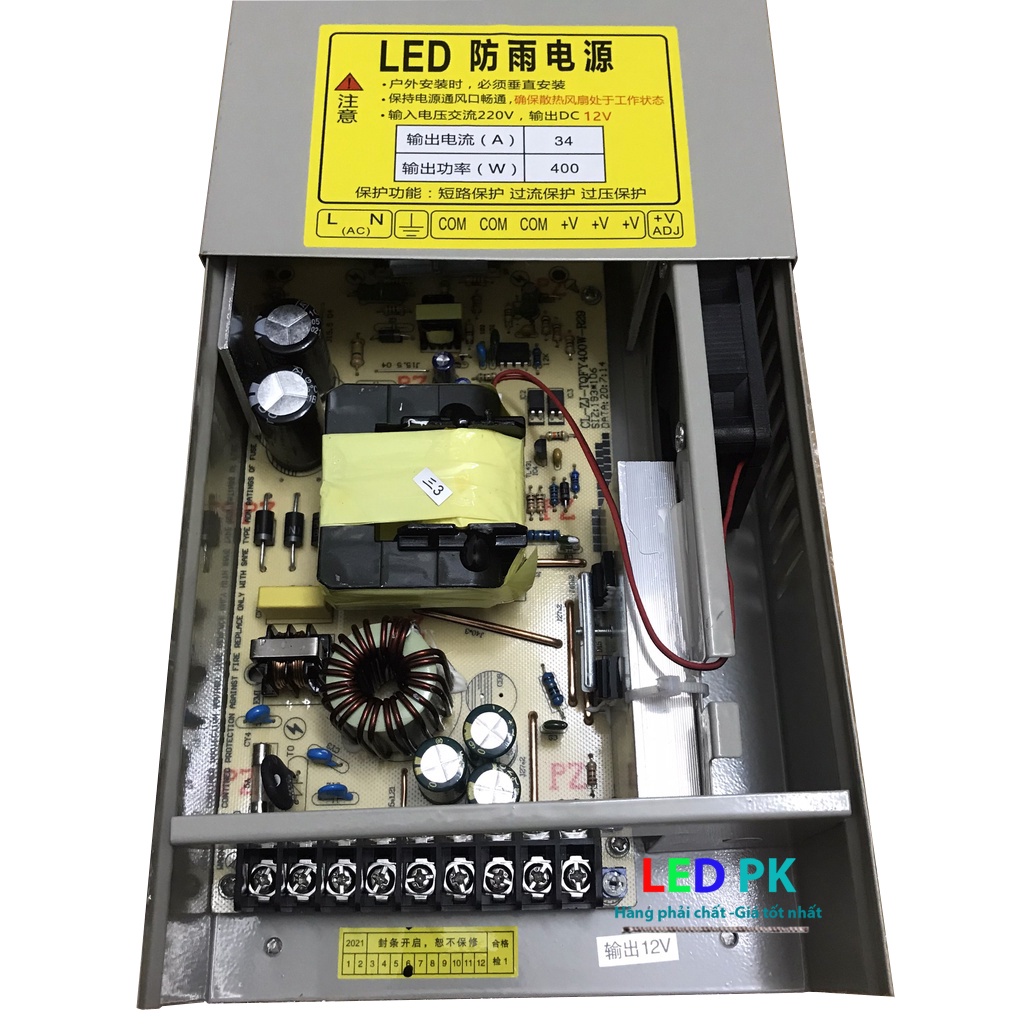 Mua Nguồn 12V 34A- 5V70A (400W) Sắt Tem Vàng Công suất Đủ ngoài trời ...