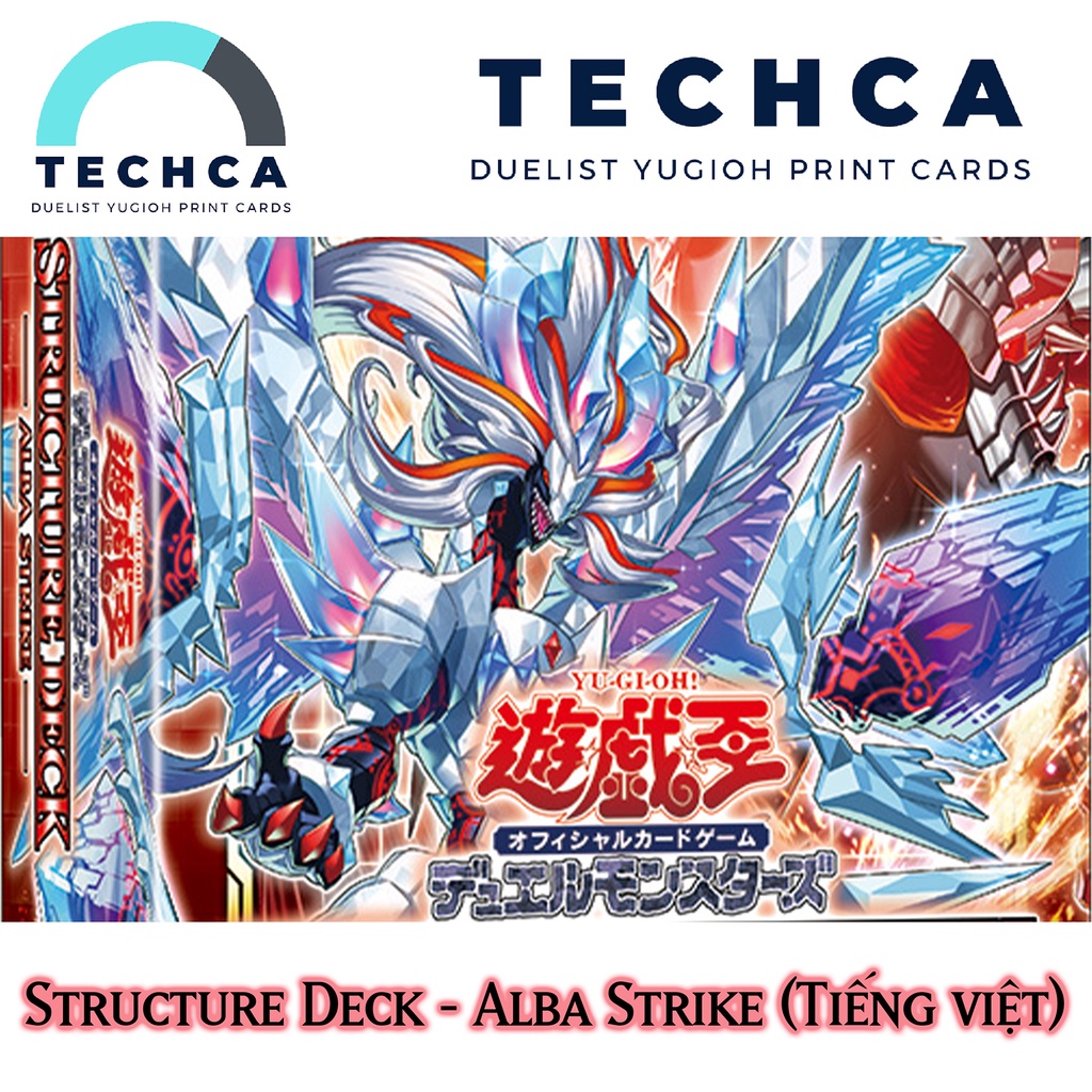 Bài In Tiếng Việt - Bộ bài Yugioh - Structure Deck - Alba Strike | Shopee Việt Nam