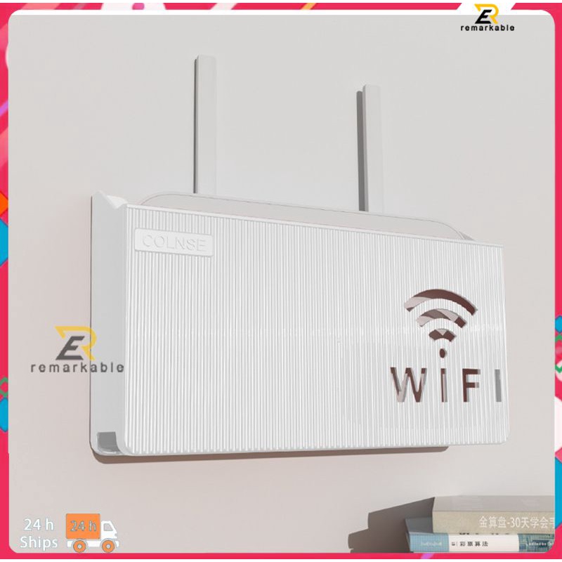 Mua Sẵn Sàng Cổ Wifi Router Kệ Hộp Treo Tường Nhựa Abs Người Tổ Chức ...