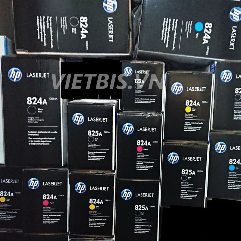 Hộp mực máy in màu HP CP6015 HP CM6030 HP CM6040 (màu đen/ màu đỏ) vỏ ...