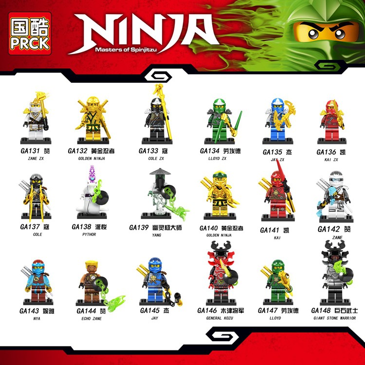 Mua Bộ đồ chơi lắp ghép mô hình nhân vật Lego Ninja Go Mini Ga131 Ga148 ...